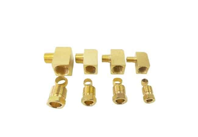 Brass Elbow Fitting for Lubrication Systems | 45° & 90° Angles | Up to ...