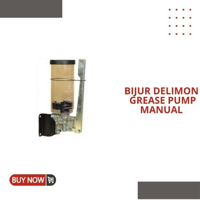 Bijur Delimon Manual Grease Pumps for Precision Lubrication