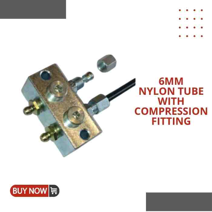 Remote Grease Line 6mm Kit with Compression Fittings