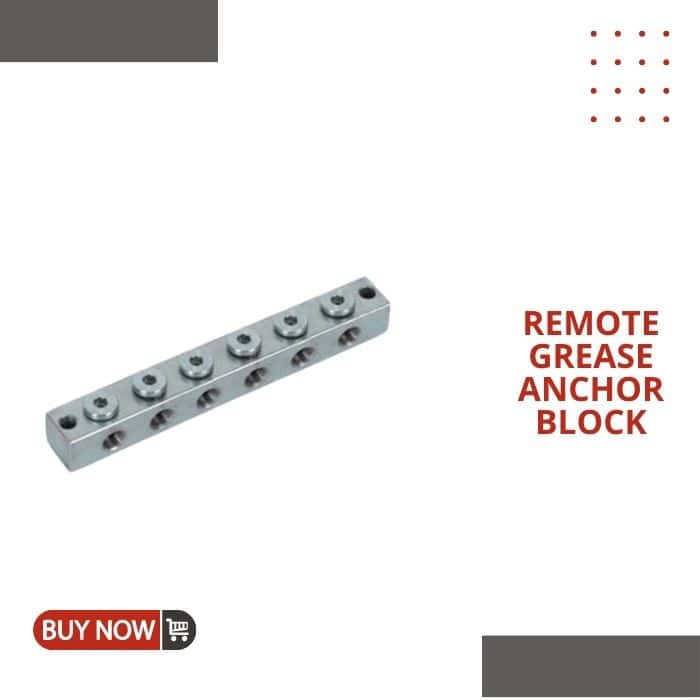 Remote Grease Anchor Block | Industrial Lubrication Hub | 1-8 Outlets