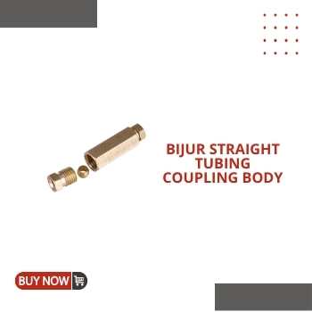 Bijur Straight Tubing Coupling Body for Secure Connections