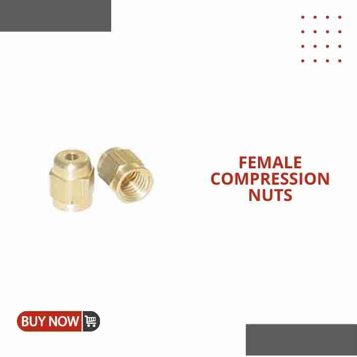 Brass Female Compression Nuts | Lubrication Systems | Shop