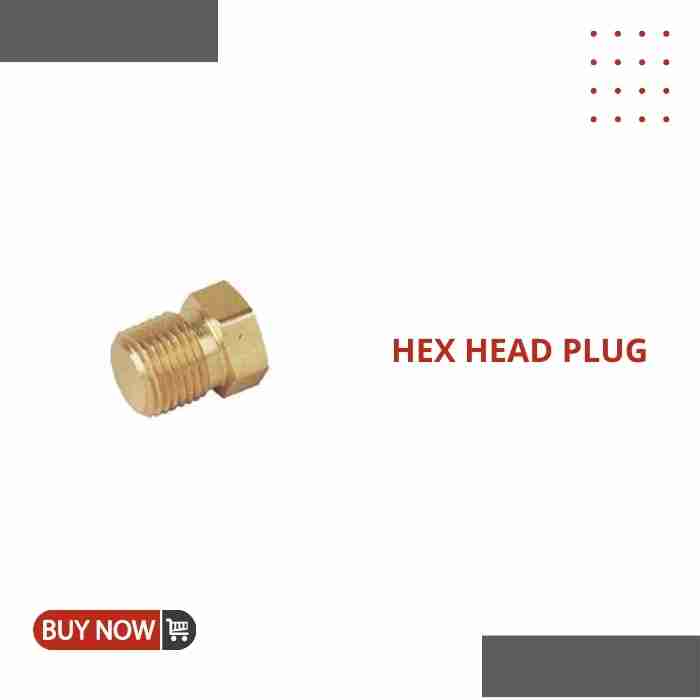 Premium Brass Hex Head Plug - NPT Threaded Pipe Sealing | IsoHiTech