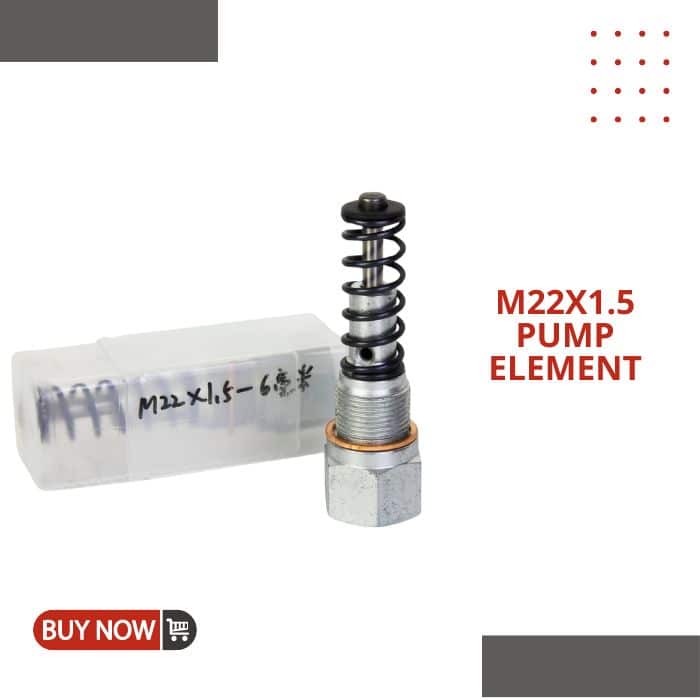 M22x1.5 6mm Pump Element for Precise Lubrication Systems