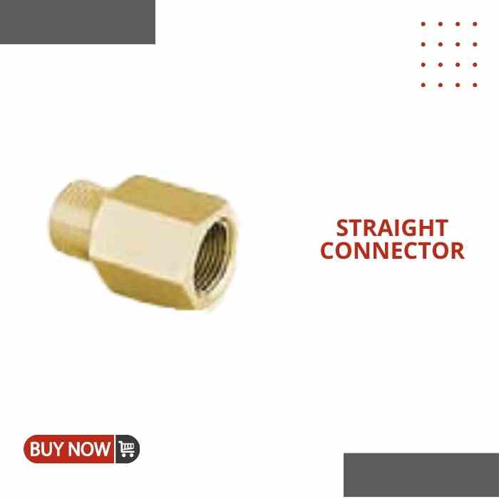Premium Brass Straight Connector - DZR Professional Grade