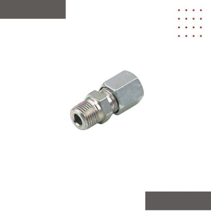 Lincoln 223-12270-7 Straight Threaded Fitting (6mm R1/8 BSPT ...