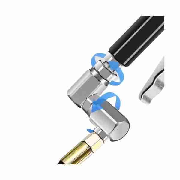 Triple Swivel Joint with 1/4 Male and Female Threads