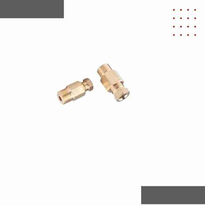 High-Pressure Metric Brass Fittings for Industrial Lubrication Systems ...