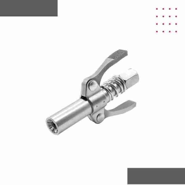 Professional Locking Grease Coupler - Heavy Duty 12,000 PSI