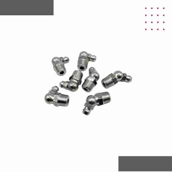 DIN 3404 Grease Nipples - Button Head Lubrication Fittings