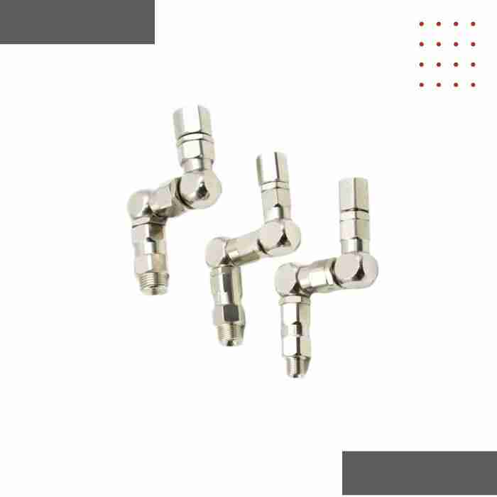 90° Swivel Joint for Air Grease Pump | IMPA 617416 | 10,000 PSI