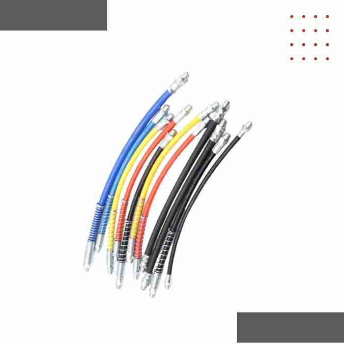 Bent Flex Pipe Grease Gun | Air Operated | 10,000 PSI